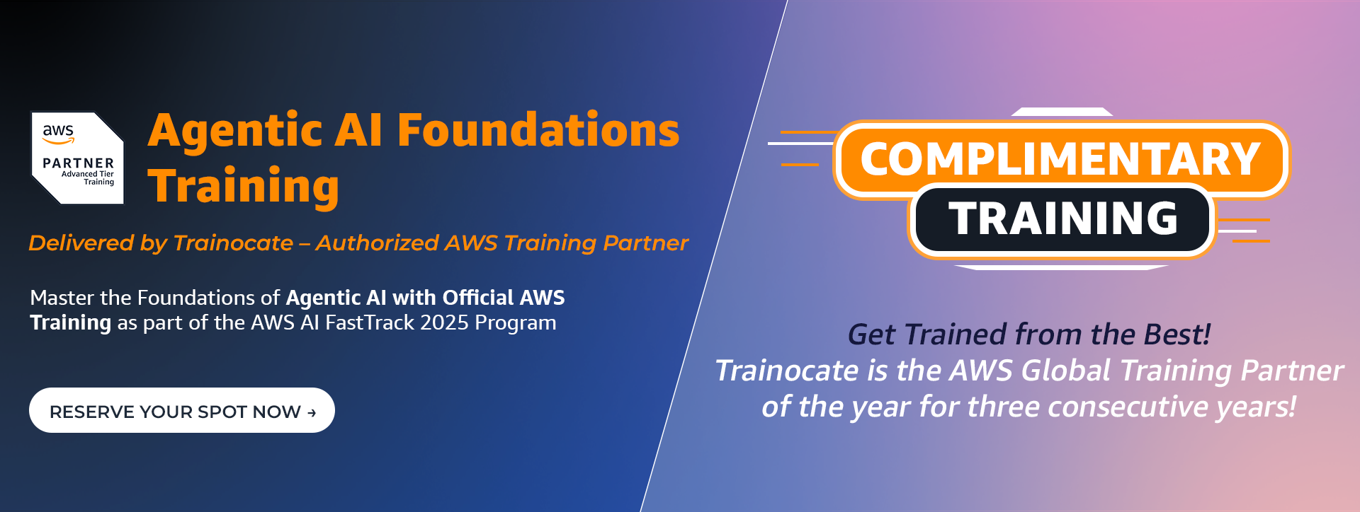 Complimentary AWS Agentic AI Training 24 Oct