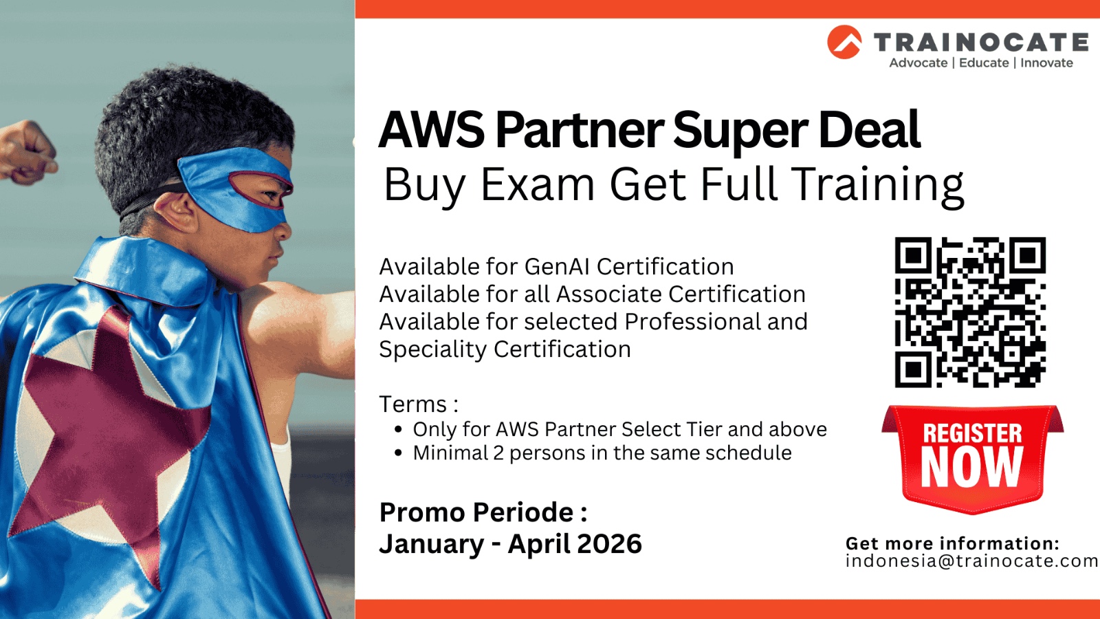 AWS Partner Promo | Buy Exam Get Free Training